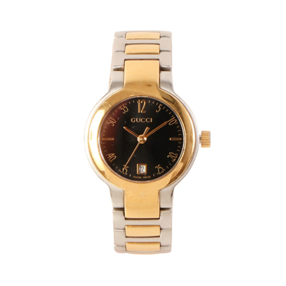 Gucci | Accessories | Gucci Round Face Logo Combination Watch ...